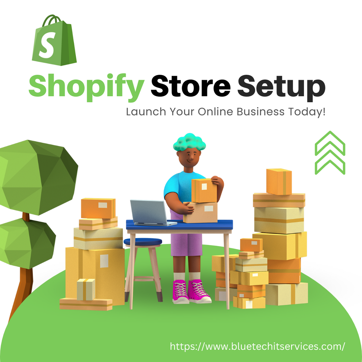 Bluetech IT: Shopify Store Setup Experts | Hire Top Developers